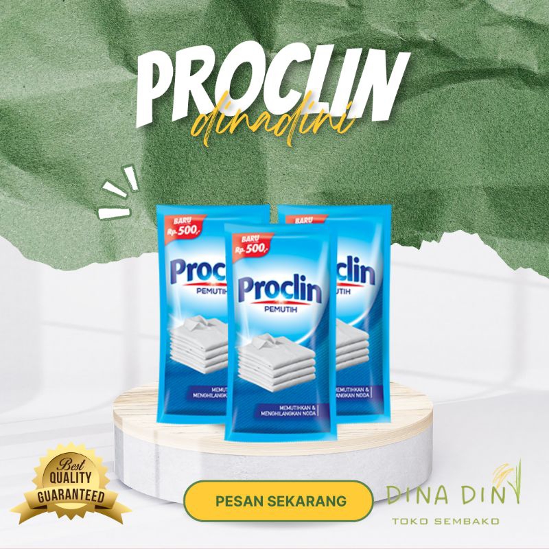 Jual Proclin pemutih pakaian Isi 30 ml x 12 sachet | Shopee Indonesia