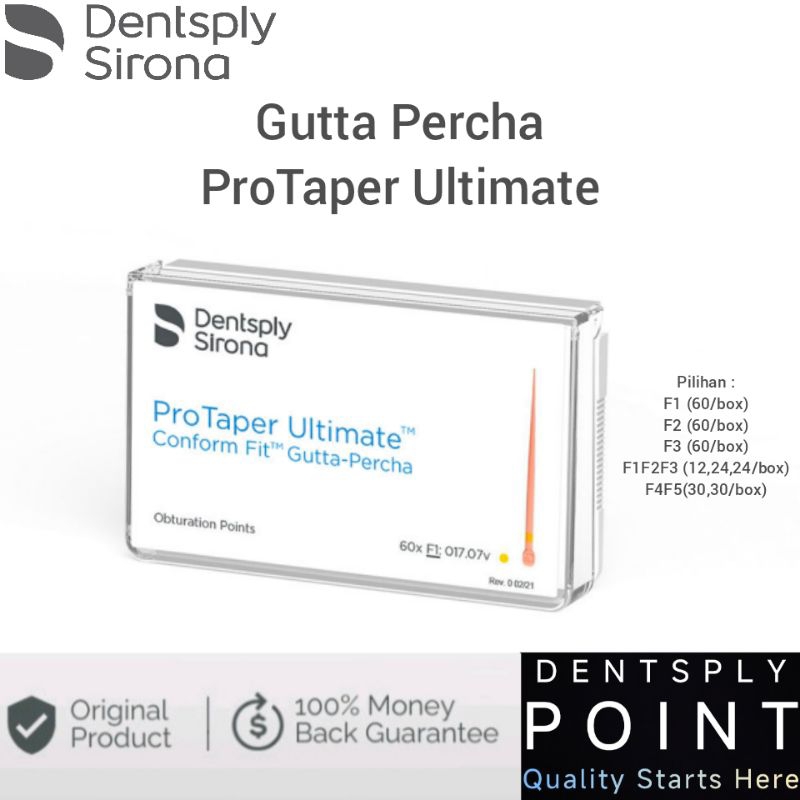 Jual ORIGINAL Dentsply Gutta Percha Protaper ULTIMATE Gutap Guta Percha ...