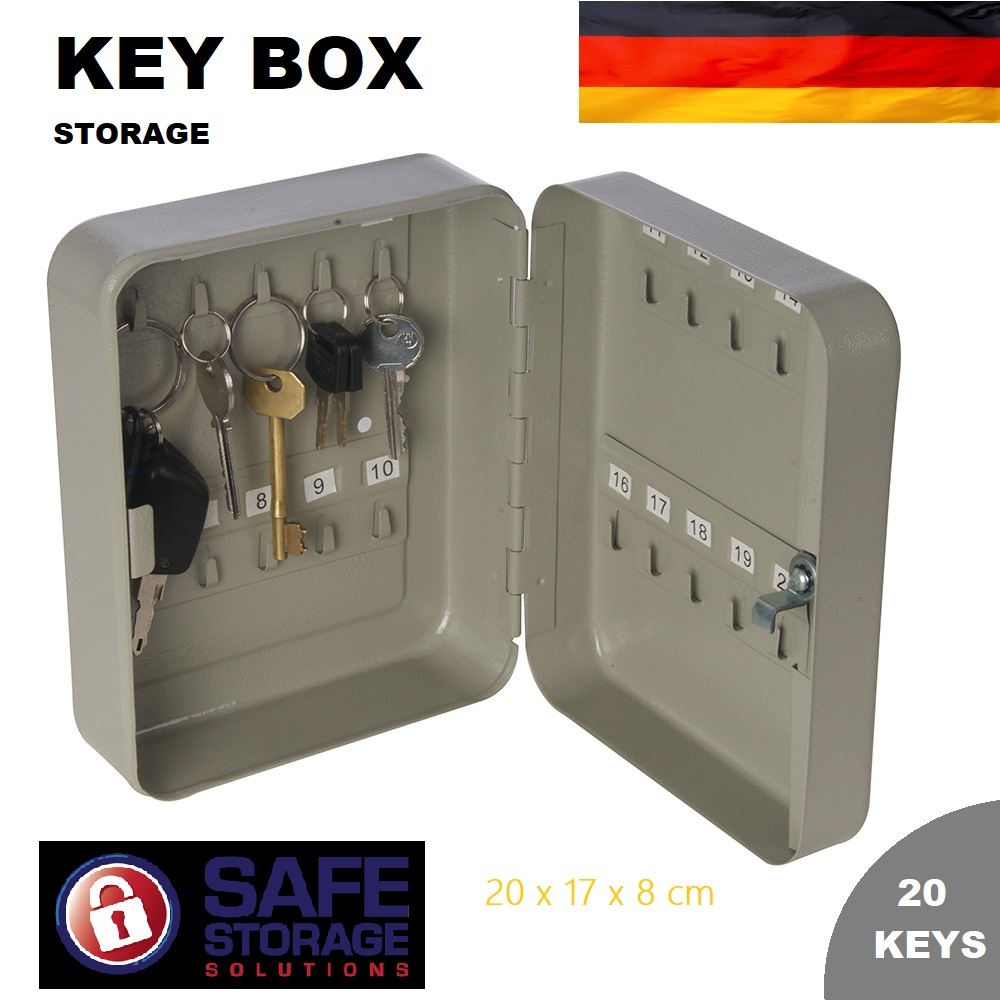 Jual Key Box GANTUNG kotak penyimpanan 20 kunci panel besi gantungan ...