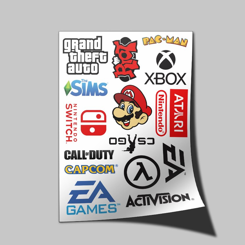 Jual STICKER AESTETIC 16 PC GAME HYPEBEAST FOR TUMBLER, CASING HP, PC ...