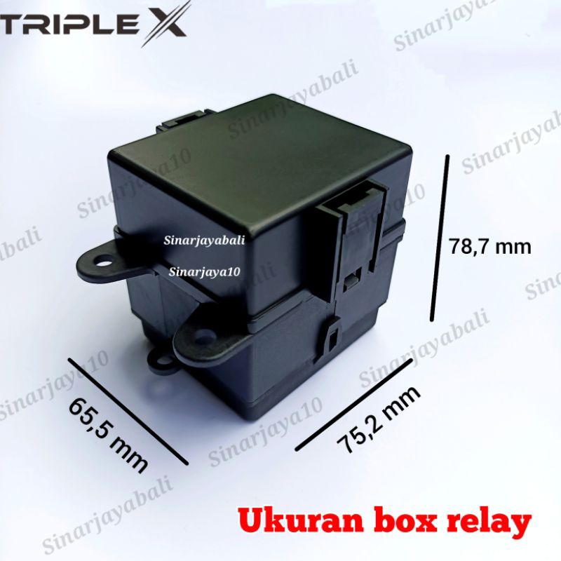 Jual kotak relay box rellay rilay 4 tempat sekring fuse rumah relay ...