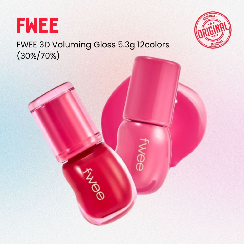 Jual FWEE 3D Voluming Gloss 12 colors (30%/70%) | Shopee Indonesia