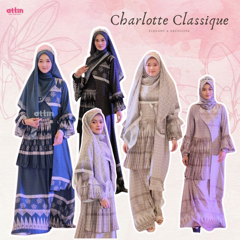 Jual GAMIS WANITA CHARLOTTE CLASSIQUE BY ATTIN - GAMIS MOM MEWAH ...