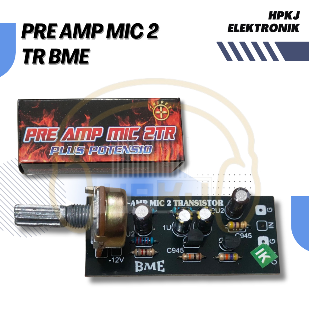 Jual KIT PRE AMP MIC 2 TR BME KIT PRE AMP 2TR MIC + POTENSIO | Shopee Indonesia