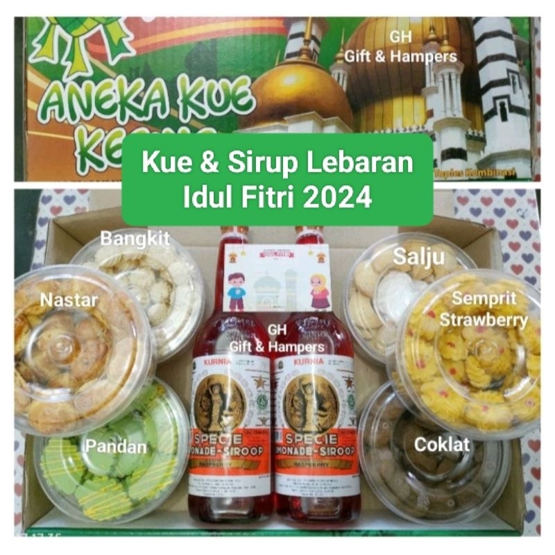 Jual Kue Sirup Lebaran Idul Fitri Hampers Kue Kering & Kurnia 2 btl ...