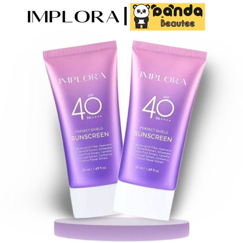 Jual PB IMPLORA Perfect Shield Sunscreen SPF 40 PA++++ (50ml) | Shopee Indonesia