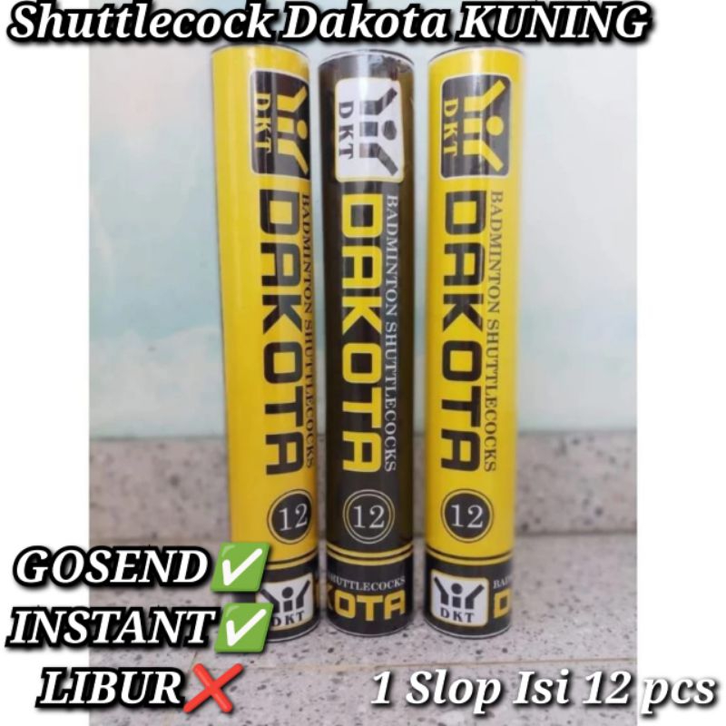 Jual SHUTTLECOCKS Kok dakota kuning isi 12pcs murah cock badminton ...