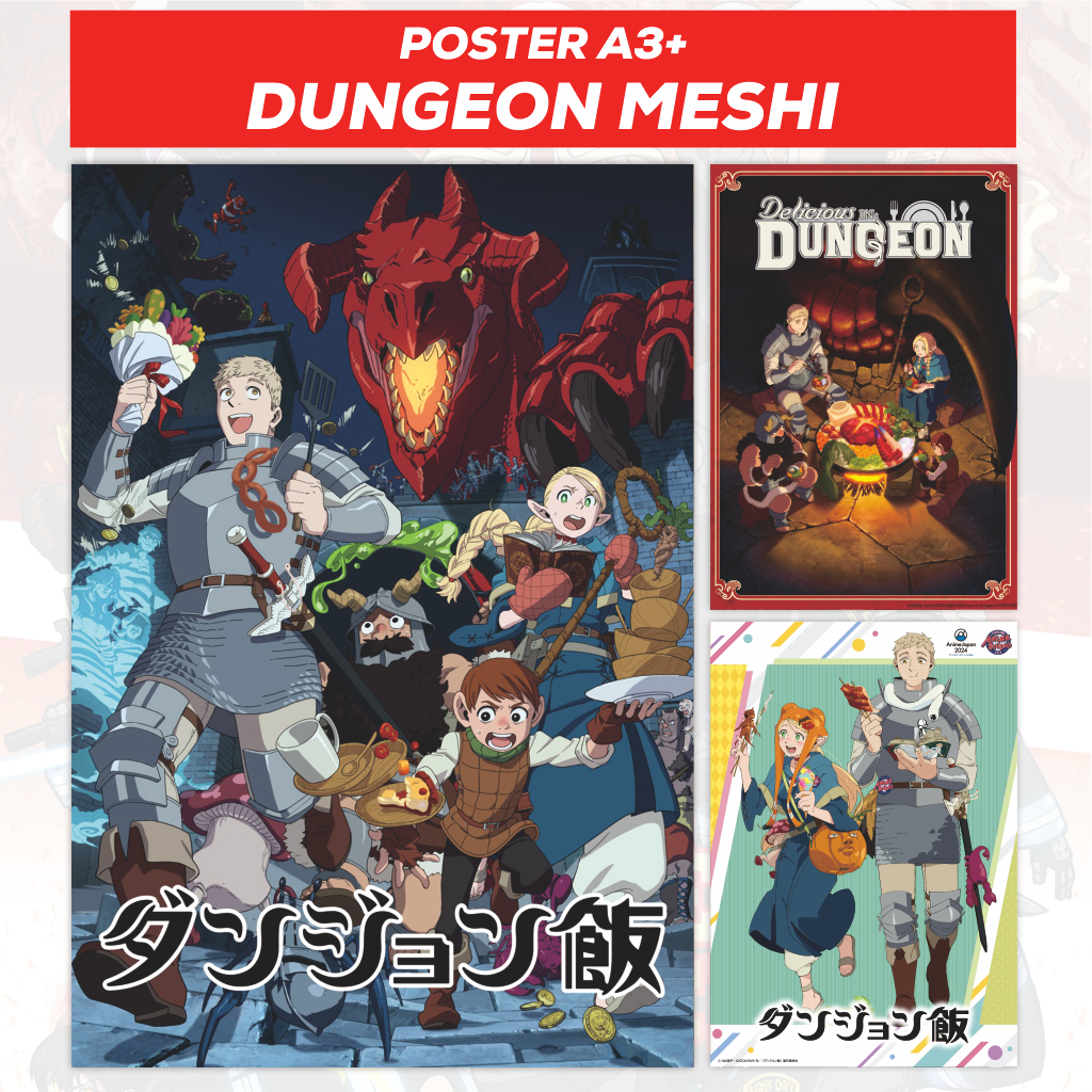 Jual Poster Anime Dungeon Meshi HD - Ukuran A3+ | Shopee Indonesia