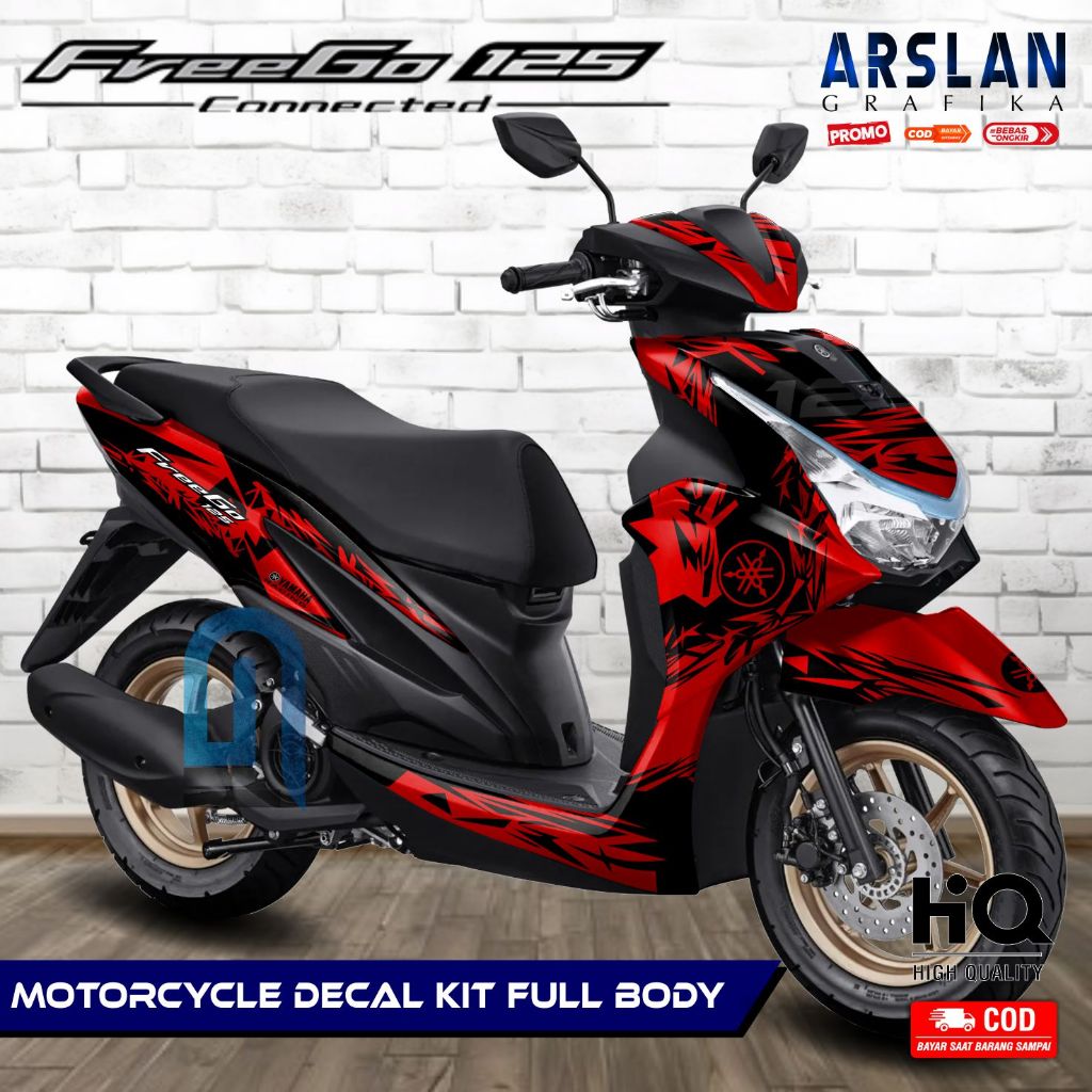 Jual Decal Freego 2023 New Full Body Stiker Yamaha Freego Connected ...