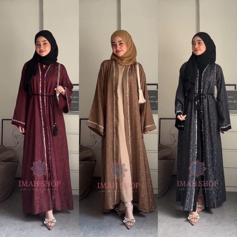 Jual Abaya Hitam Turkey Gamis Syari Muslimah Bahan Jaguard Premium ...