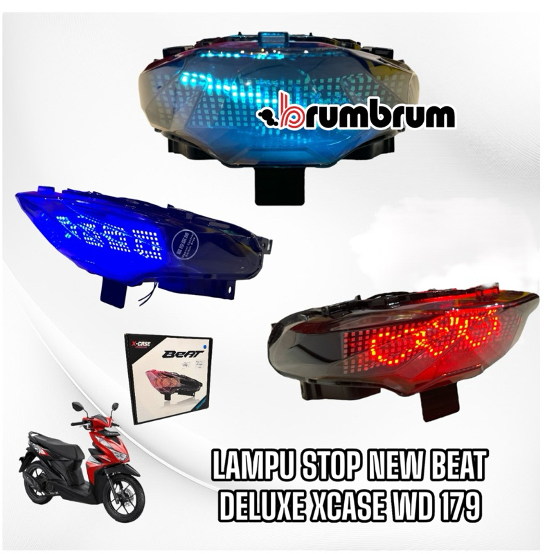 Jual LAMPU STOP BEAT DELUXE LED ANIMASI XCASE WD 179 | Shopee Indonesia