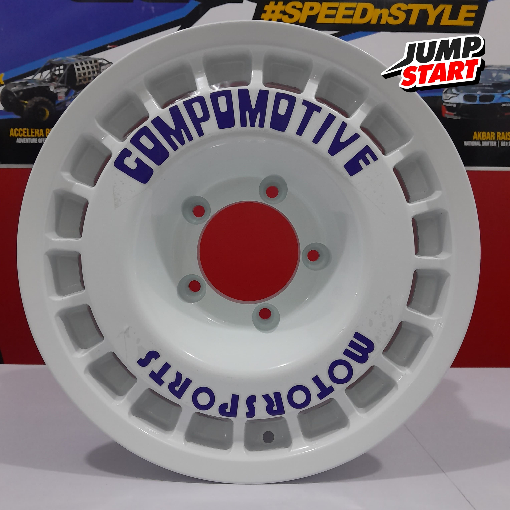 Jual velg rally r15 escudo katana feroza jimny murah pcd baut 5x139,7 ...