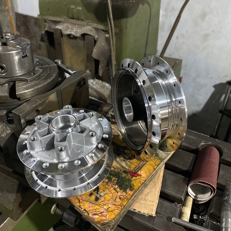 Jual Tromol scorpio depan belakang original BARU bubutan cnc | Shopee ...
