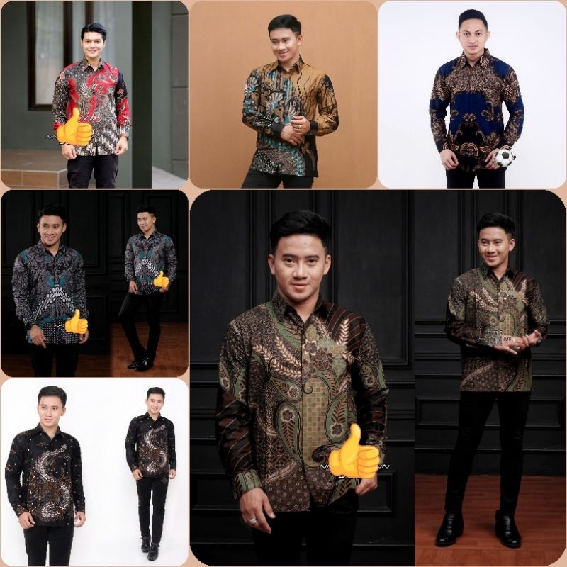 Jual kemeja batik / batik lengan panajang / kemeja kekinian / kemeja ...