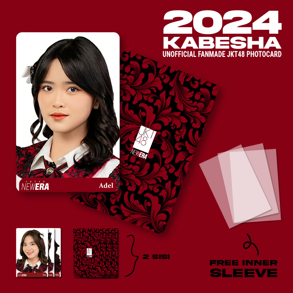 Jual PC Photocard JKT48 KABESHA 2024 Unofficial Fanmade Zee - Shani - Christy - Adel - Michie ...