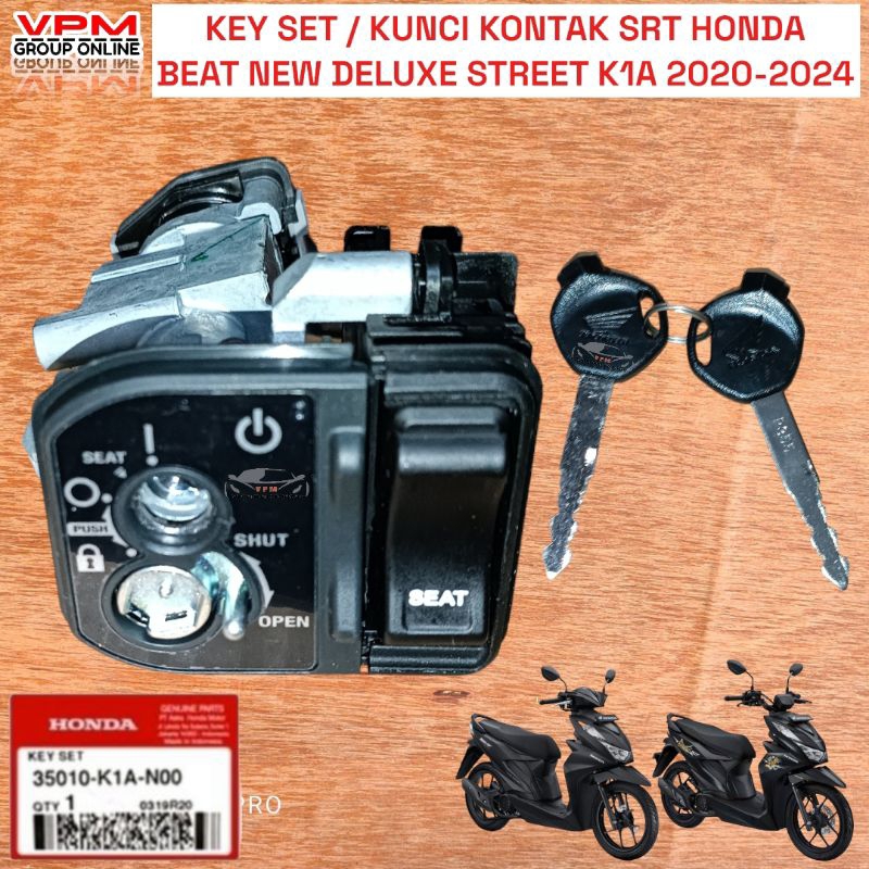 Jual key set keyset kunci kontak beat new deluxe street K1A 2020 2021 ...