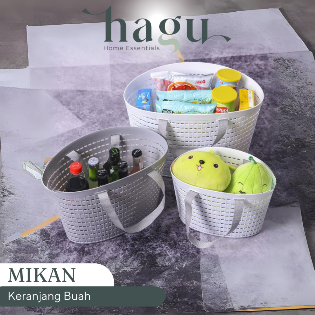 Jual HAGU - MIKAN Tas Keranjang Shopping Minimalis Basket Bag Sayuran ...