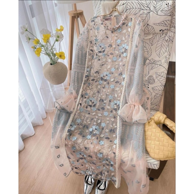 Jual (PO 26 MARET DARI HAIDEEORLIN ) SORAIA RUMI PEACH BLUE BY ...