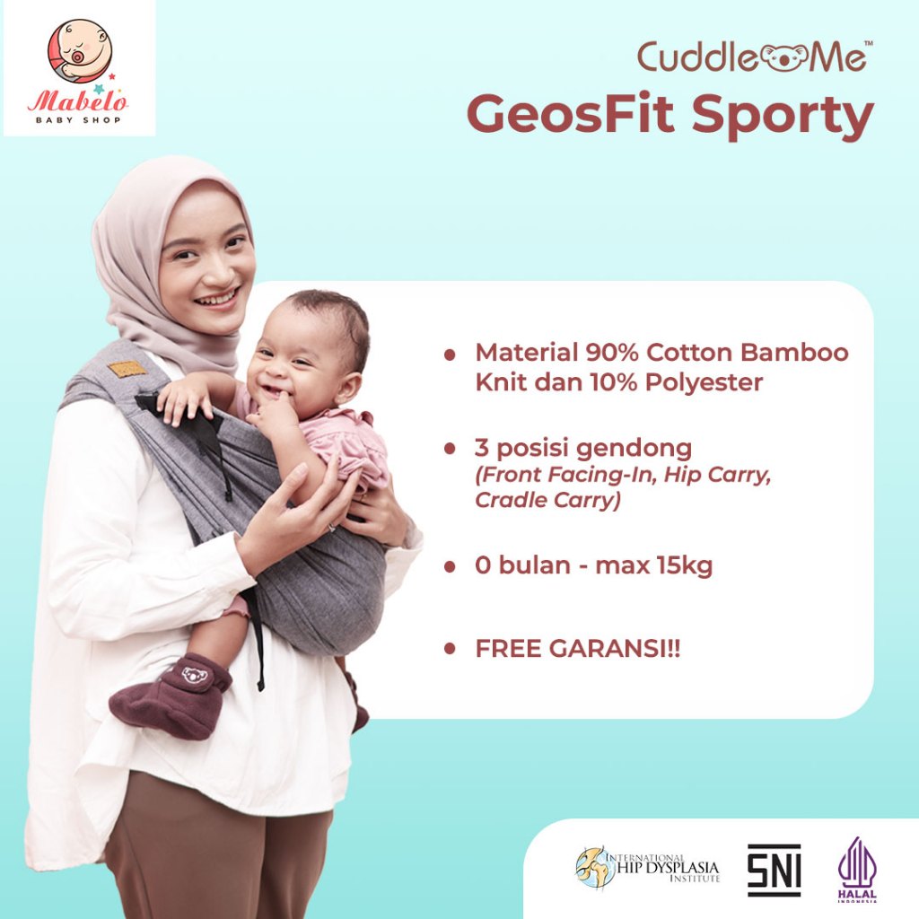 Jual Gendongan Bayi - CUDDLEME GeosFit Spessa Gendong Samping dan M ...