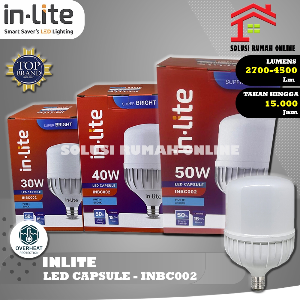 Jual Lampu LED Capsule Inlite 30 40 50 watt / Capsul INBC002 | Shopee Indonesia
