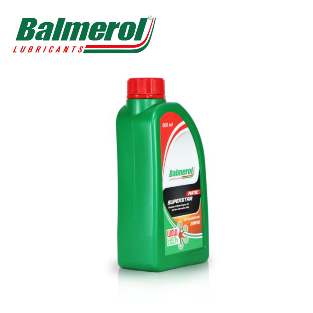 Jual Oli Motor Balmerol Matic Superstar API SL JASO MB 20W40 - 800 ml ...