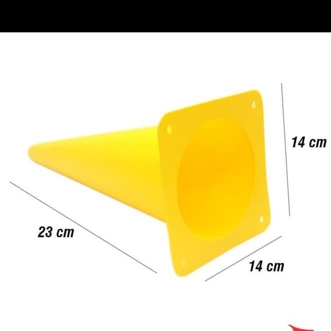 Jual Cone Cones Kun Kerucut rapat full 23 cm untuk Latihan Olahraga ...