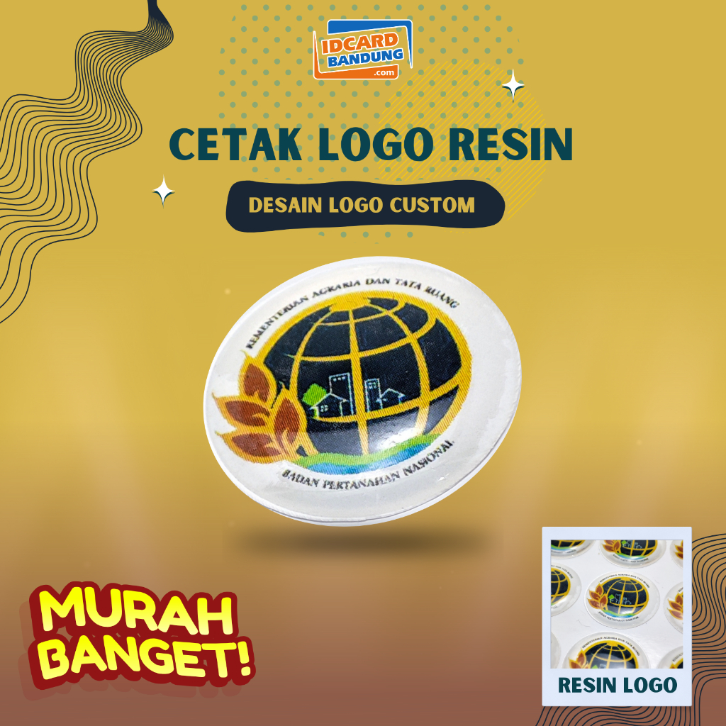 Jual Cetak Resin Logo Perusahaan Bulat Diameter 2cm Untuk Yoyo | Shopee ...