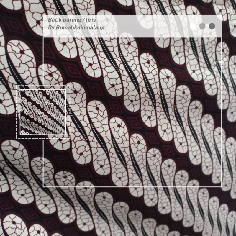 Jual KAIN BATIKPARANG/LIRIS || BAHAN SANWOS ( HARGA PER 0.5 METER ...
