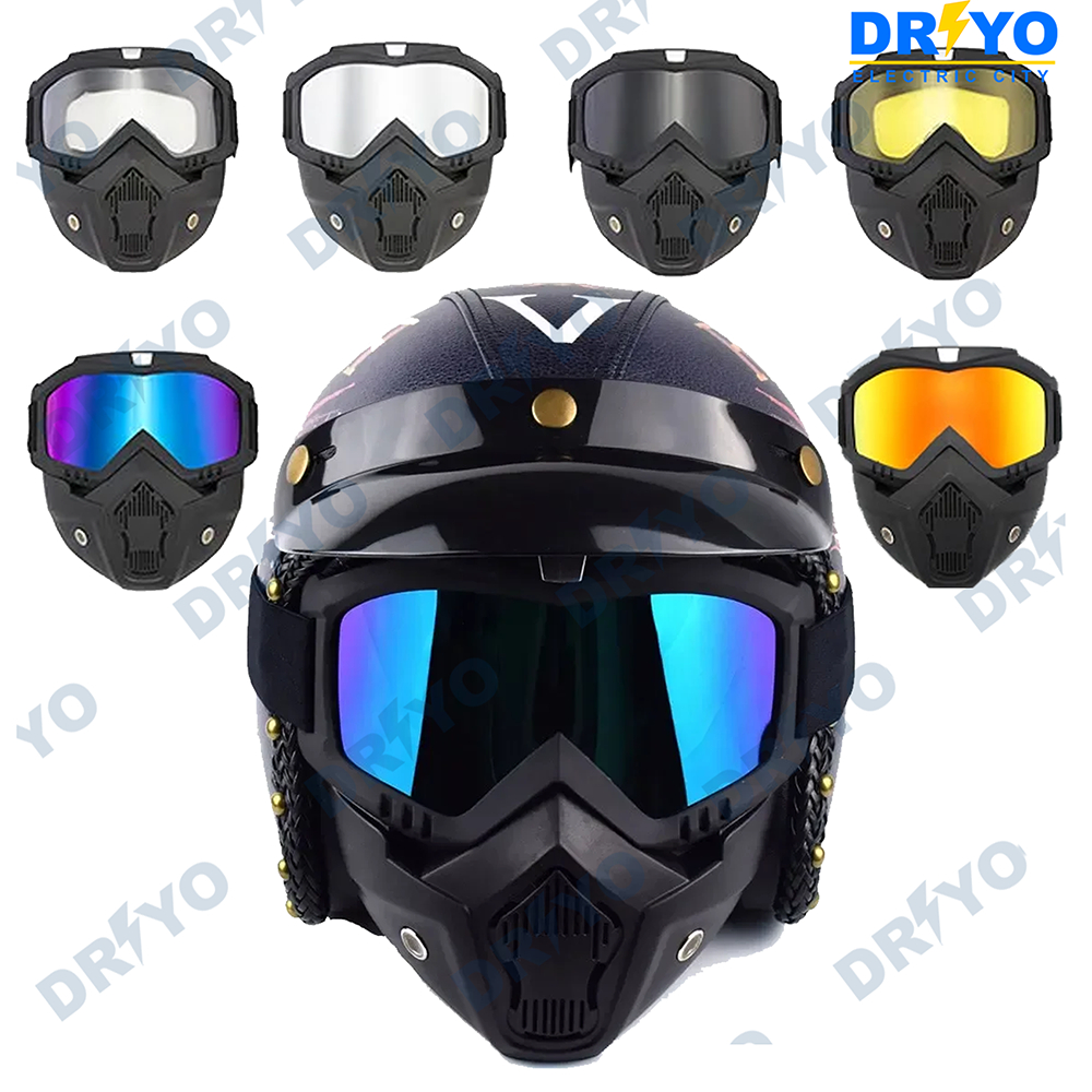 Jual ORIGINAL Goggles Kacamata + Masker Full Face Helem Goggle Mask ...