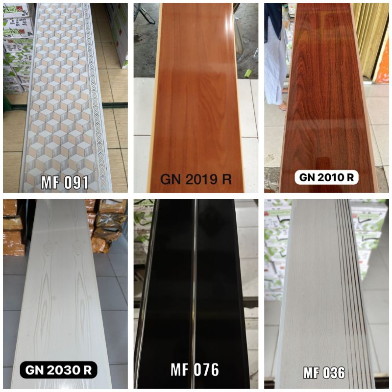 Jual PVC Plafon tebal 8 mm (model 1) | Shopee Indonesia
