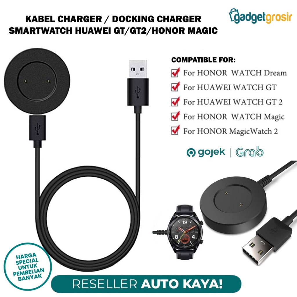 Jual Kabel Charger Smartwatch Huawei GT GT2 42 / 46 GT2E HONOR Dream ...