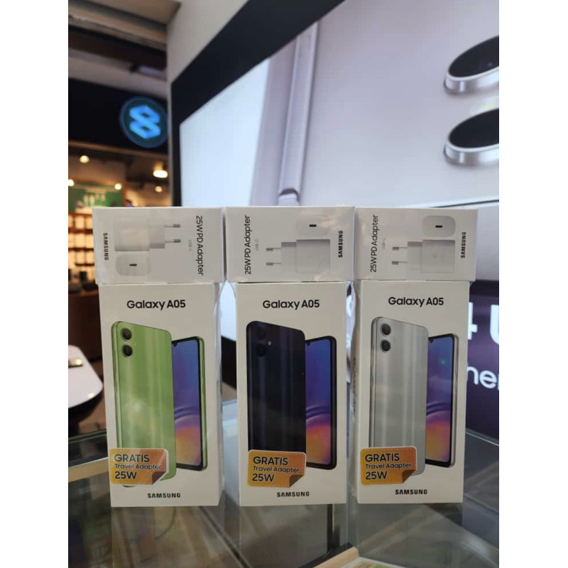 Jual SAMSUNG A05 6/128 GARANSI RESMI INDONESIA (Free Adaptor 25W ...