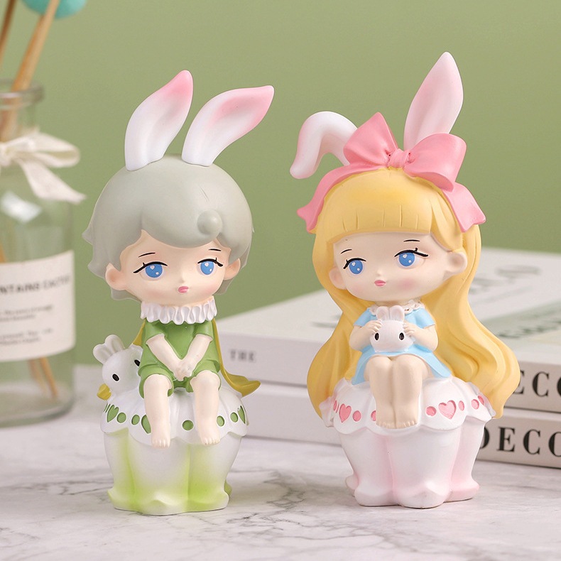 Jual Topper Cake Pangeran dan Putri Kelinci / Hiasan Kue Anak Lucu ...