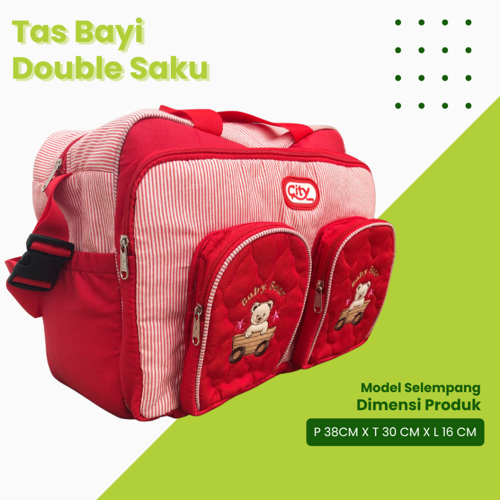 Jual Tas Bayi Besar Model Double Saku | Shopee Indonesia