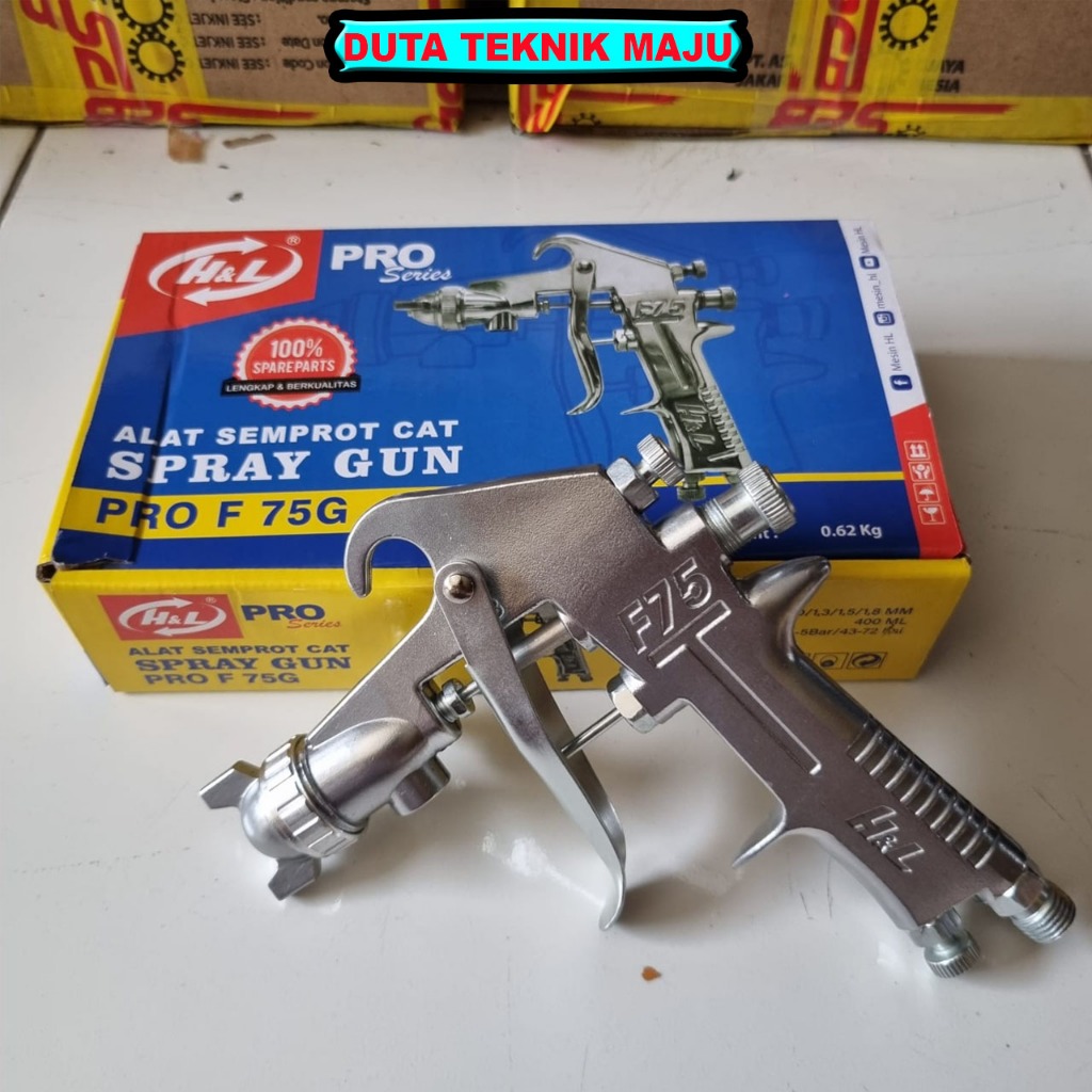 Jual Spraygun Only Spray Gun F75 G Tabung Atas / Semprotan Cat Minyak ...