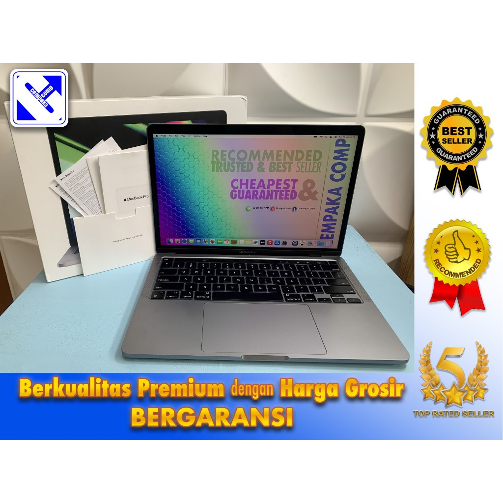 Jual MacBook Pro Retina 13 2020 M1 16GB SSD 512GB Full Set Garansi | Shopee Indonesia