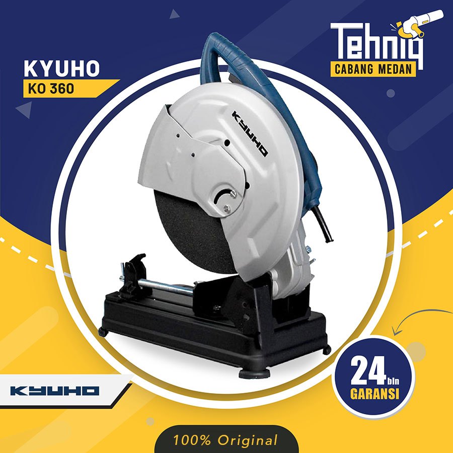Jual Mesin Potong Pemotong Besi KYUHO KO-360 Cut Off Machine 14 Inch ...