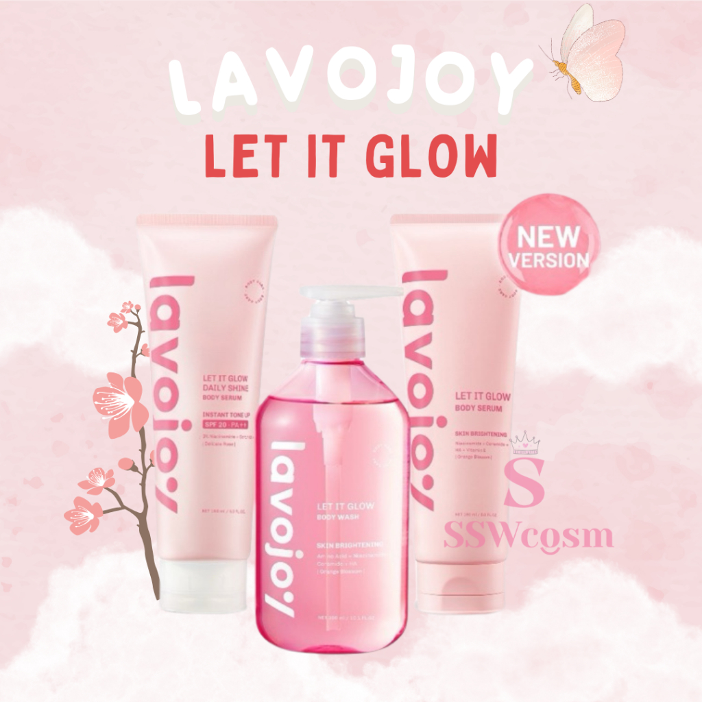Jual LVJ lavojoy Series Let It Glow Skin Brightening | Body Serum ...
