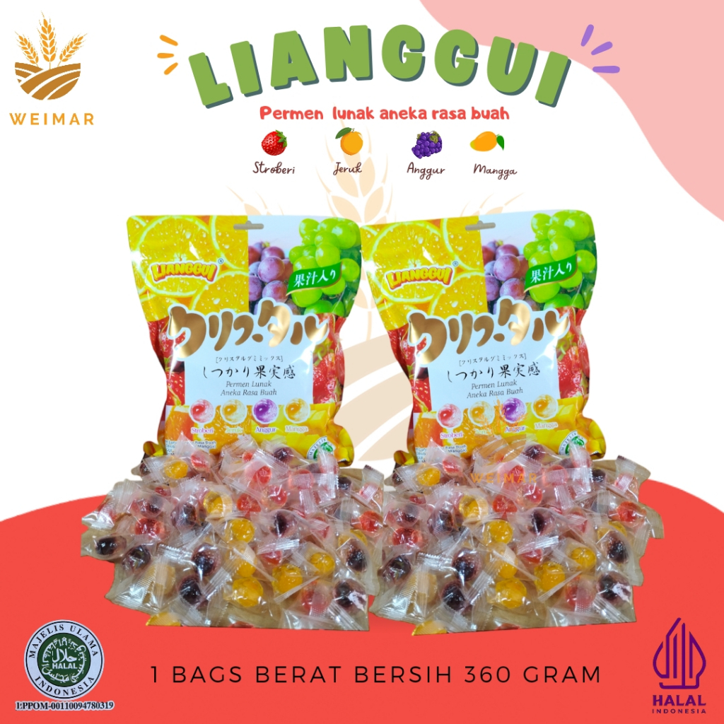 Jual PERMEN LUNAK LIANGGUI / PERMEN MANGGA / PERMEN ANEKA RASA | Shopee ...