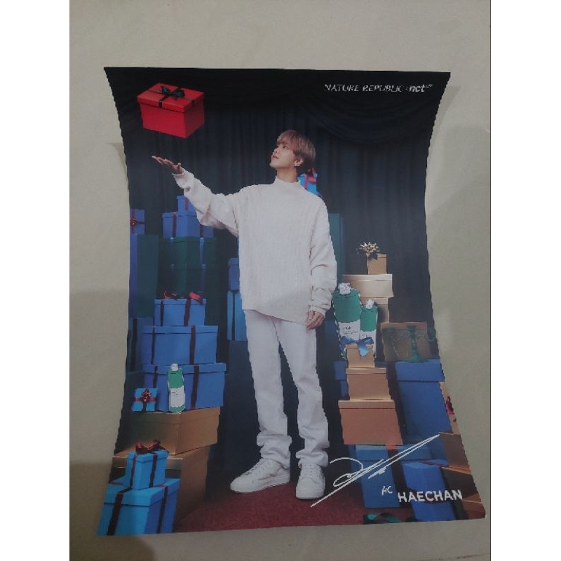 Jual Poster NCT 127 HAECHAN x NATURE REPUBLIC | Shopee Indonesia