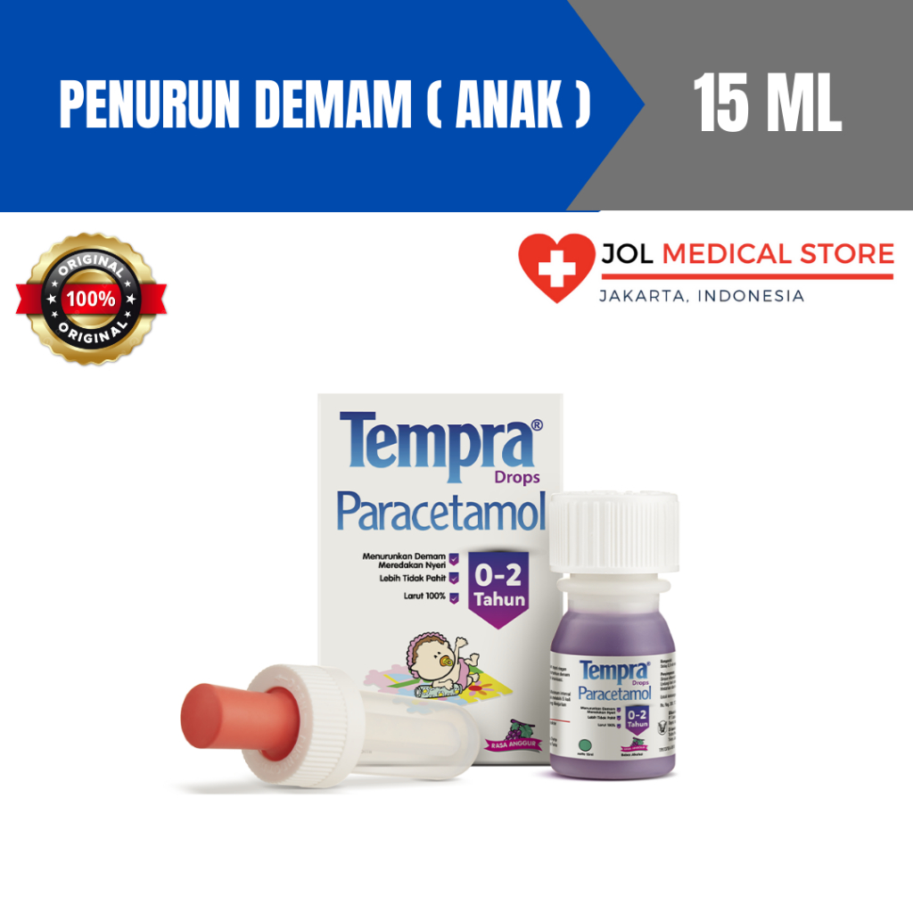 Jual TEMPRA DROP OBAT PENURUN DEMAM ANAK | Shopee Indonesia