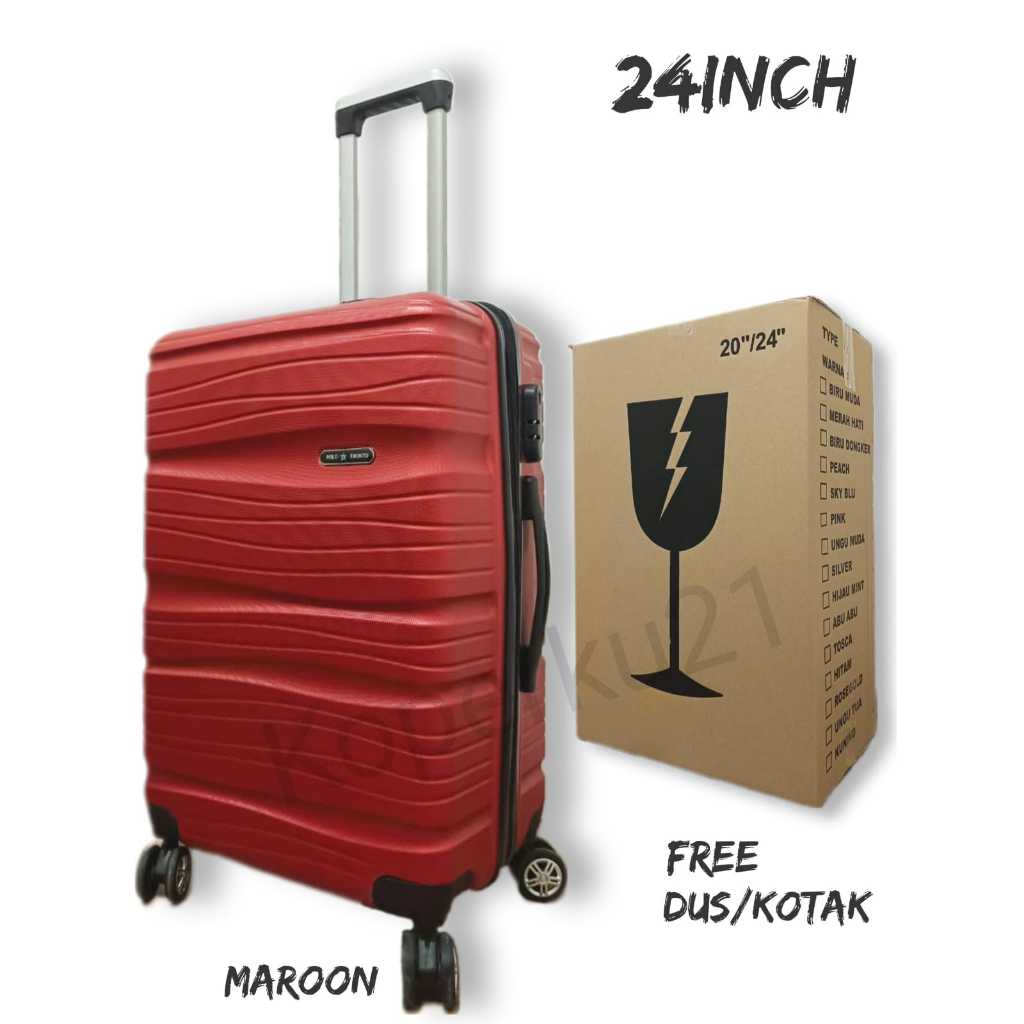 Jual Koper 24 Inch Original Polo Koper Fiber Koper Besar Ukuran Bagasi ...