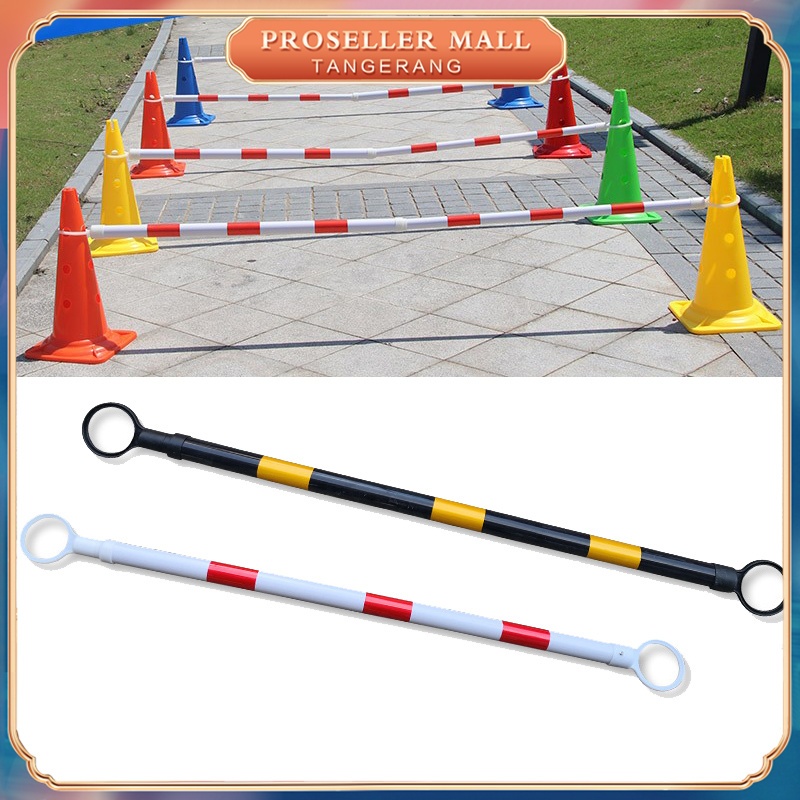 Jual Cone Stick 1.3-2 m Retractable Cone Bar Reflective PVC Cone Bar ...