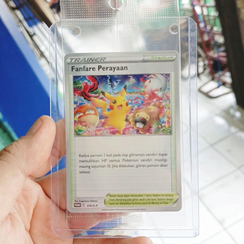 Jual 1 pc kartu promo Pokemon Fanfare Perayaan ori TCG Indonesia | Shopee Indonesia