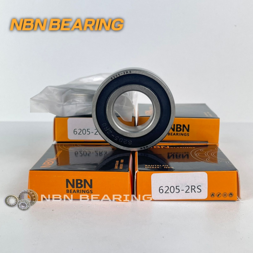 Jual Laher BEARING 6205 2RS 25x52x15 mm NBN Official Original | Shopee Indonesia
