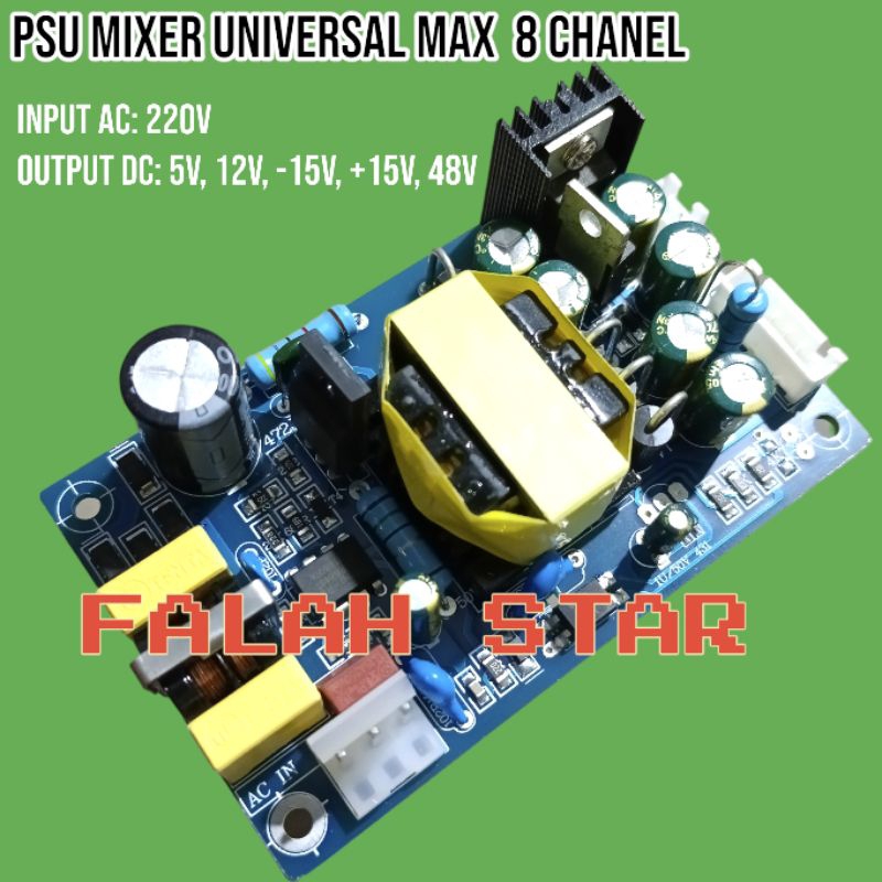 Jual modul psu mixer Ashley universal maksimal 8 chanel | Shopee Indonesia