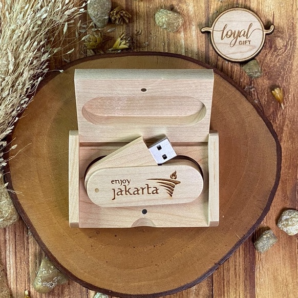 Jual CHEKOUT USB Flashdisk Kayu Flip Box Tarik GARANSI GANTI BARU ...