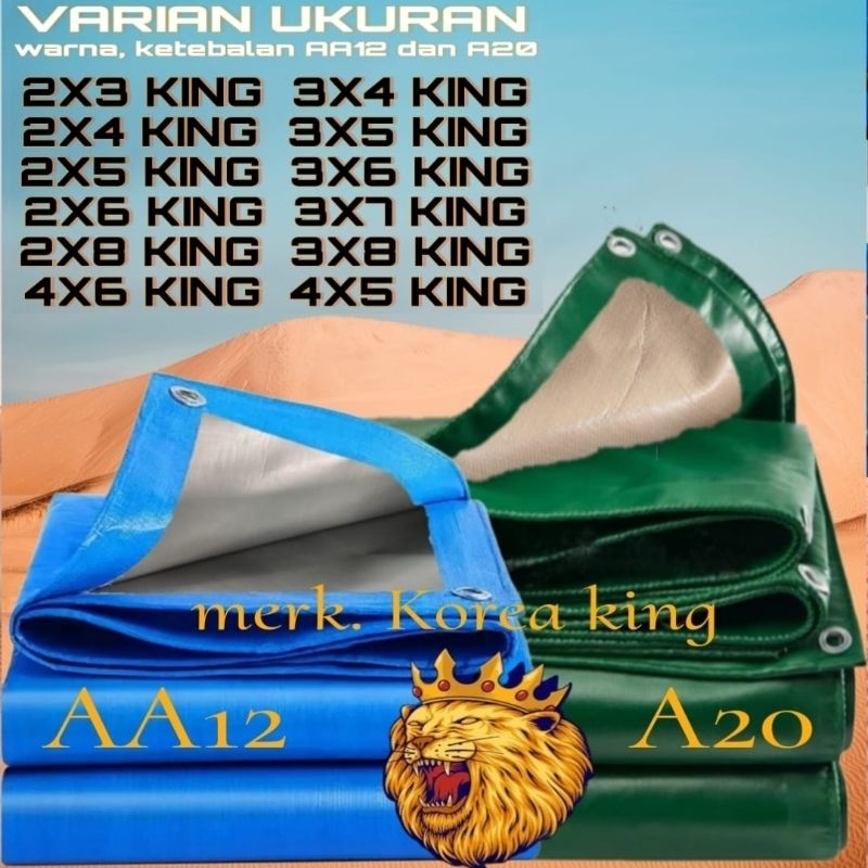 Jual terpal A20 tutup atap tampias tebal dan awet 2X3 3X4 3X5 2X4 2X5 ...