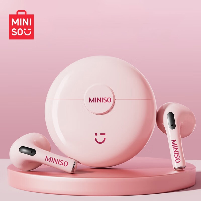 Jual MINISO M06 Wireless Bluetooth Earphone V5.3 Music Headphone Mini ...