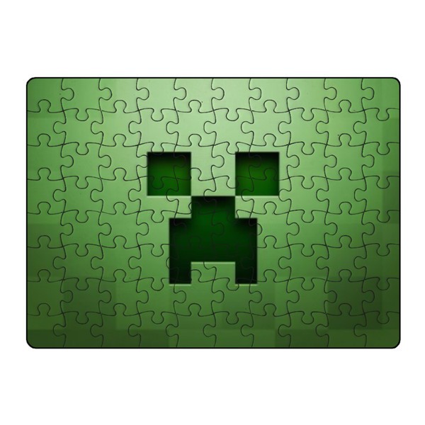 Jual Mainan Jigsaw Minecraft Monster Puzzle Kardus Persegi Panjang ...